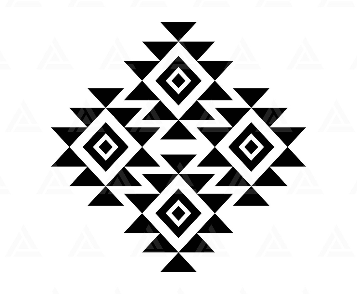 Tribal Svg, Aztec Svg, Boho Tribal Pattern, Aztec Pattern Svg ...