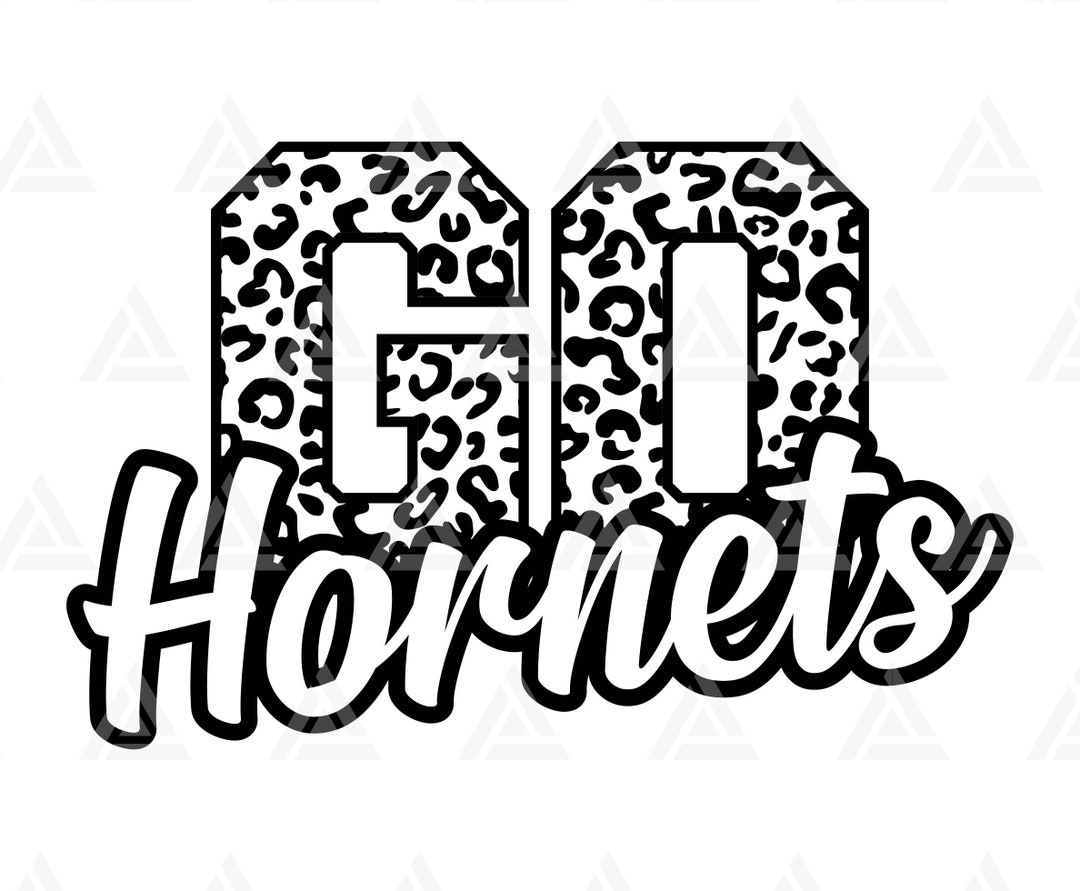 Go Hornets Leopard Svg, Go Hornets Football Svg, Run Hornets Svg, Cheer ...