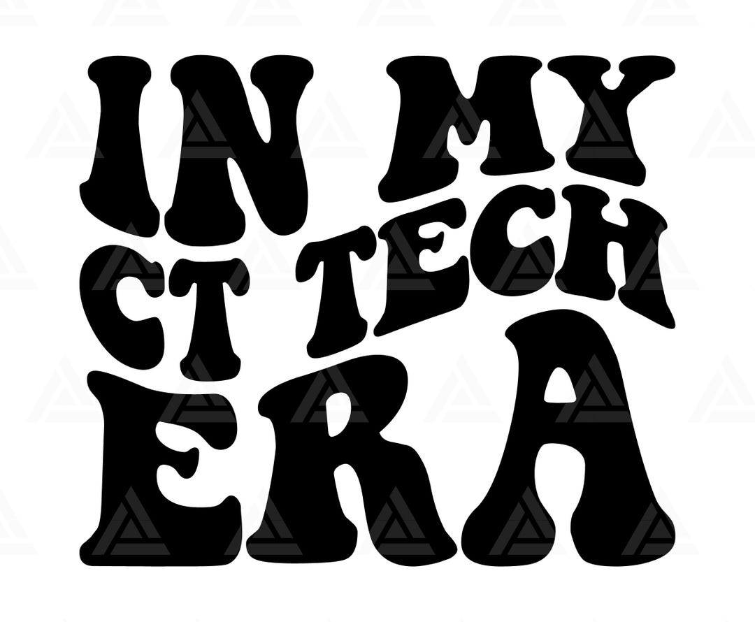 In My Ct Tech Era Svg, Ct Tech Png, Tomography Technician Shirt ...