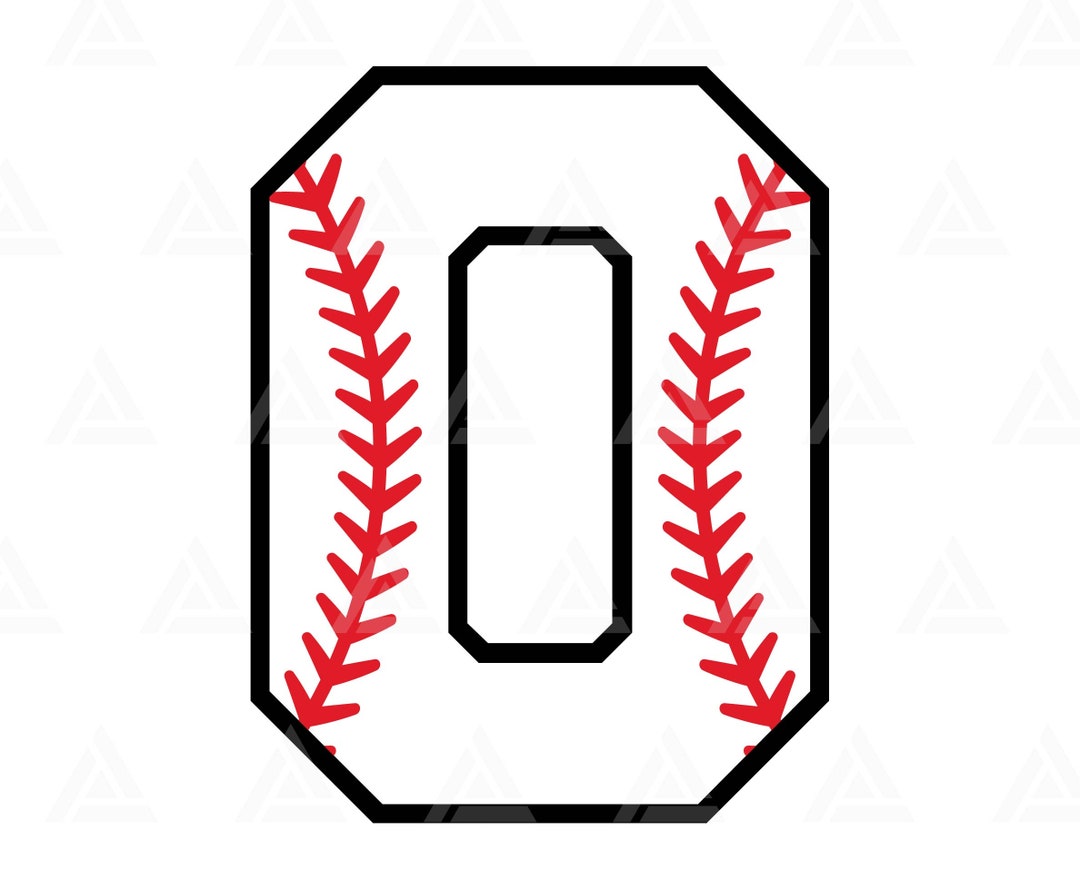 Baseball Number Zero Svg, Baseball Zero Png, Baseball Mom, Jersey ...
