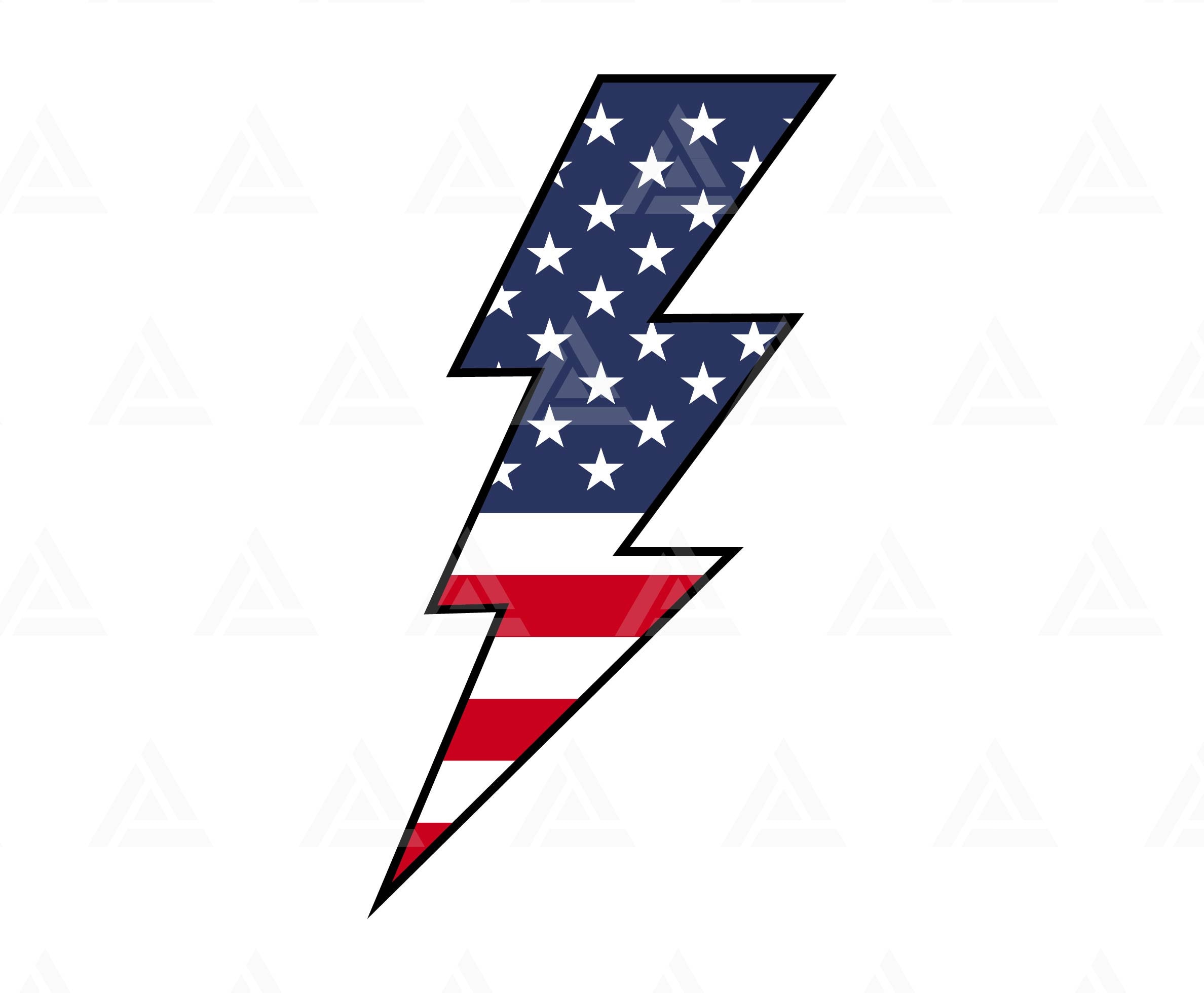 San Diego Chargers Lightning Bolt Clipart Image