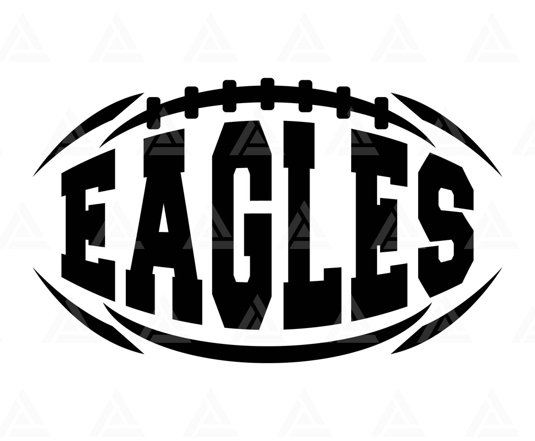 Eagles Svg, Eagles Football Png, Run Eagles Svg, College Jersey Font ...