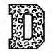 Leopard D Letter Monogram Svg, Cheetah D Letter Svg, Leopard Font ...