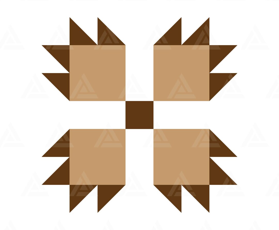 Bear Paw Quilt Block Svg, Bear Claw Pattern, Quilt Pattern, Sewing ...