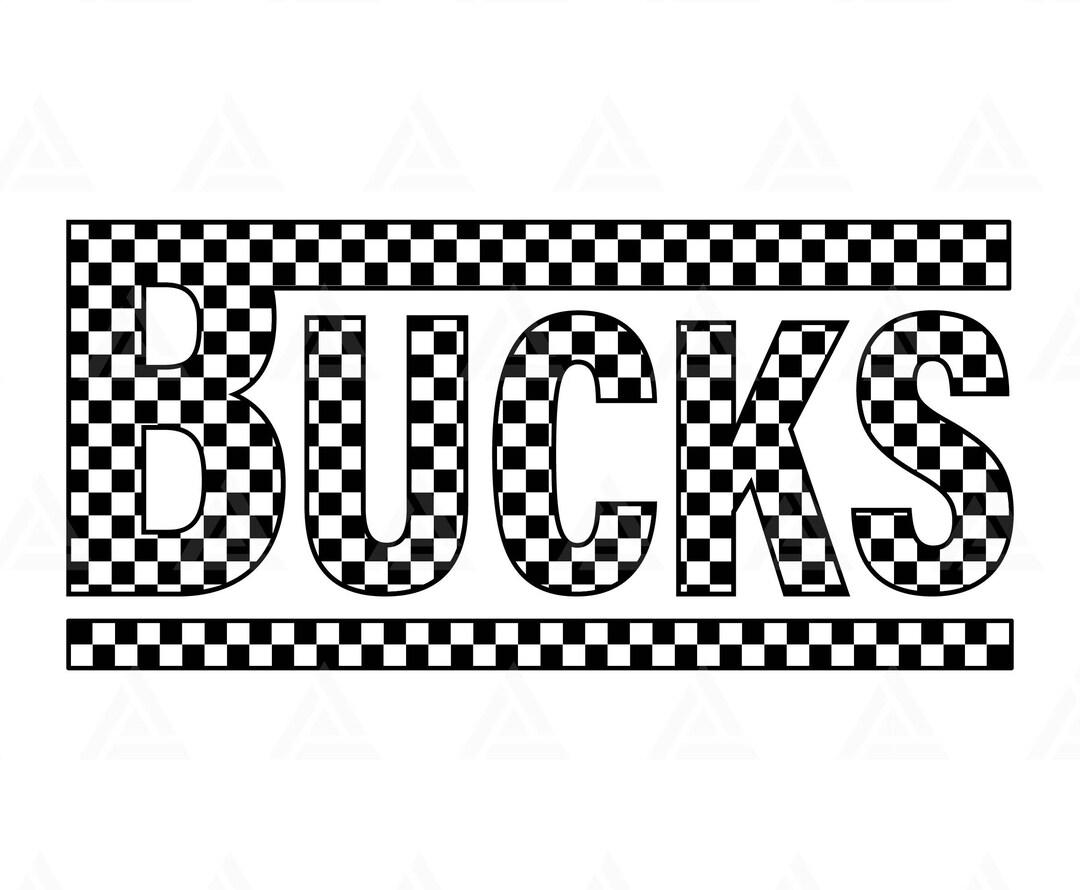 Checkered Bucks Svg, Go Bucks Football Svg, Run Bucks Svg, Cheer Mom T ...