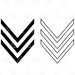 Chevron Arrow Svg, Chevrons, Zig Zag Svg. Cut File Cricut, Silhouette ...