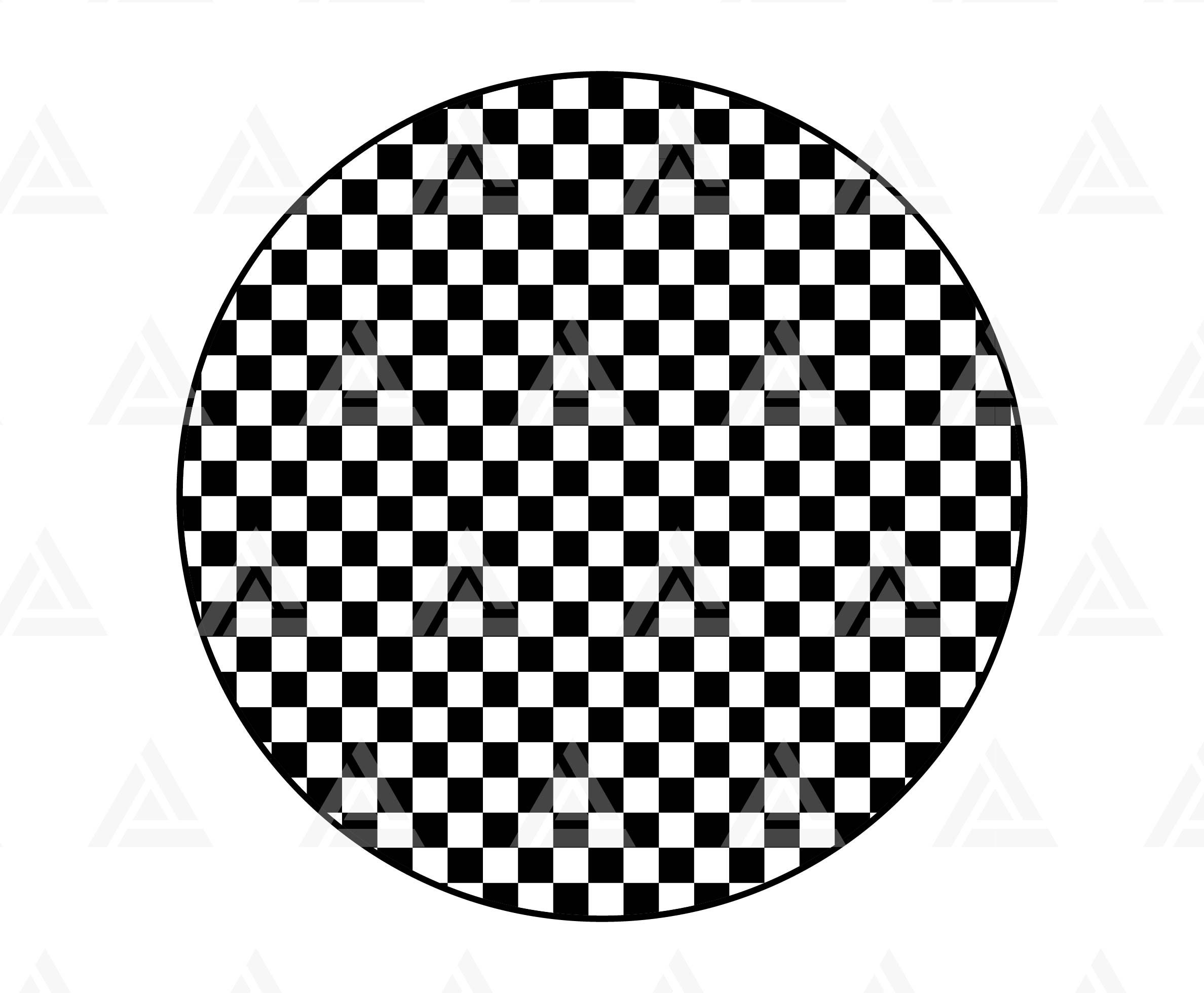 Checkered Circle Svg, Checkered Pattern Svg, Outlined Circle Svg ...
