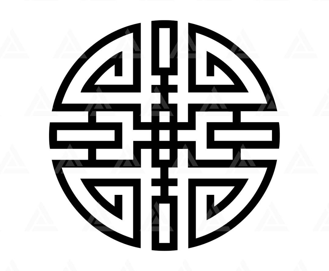 Wealth Attraction Svg, Feng Shui Svg, Chinese Symbol Svg. Cut File ...