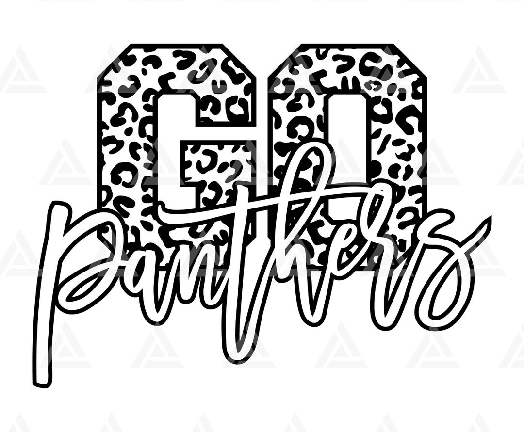 Go Panthers Leopard Svg, Go Panthers Football Svg, Run Panthers Svg ...