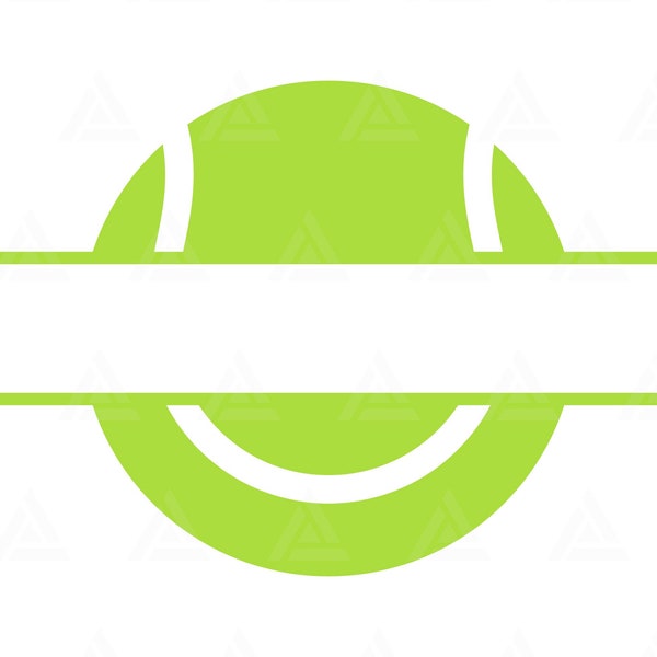 Tennis Monogram Svg - Etsy