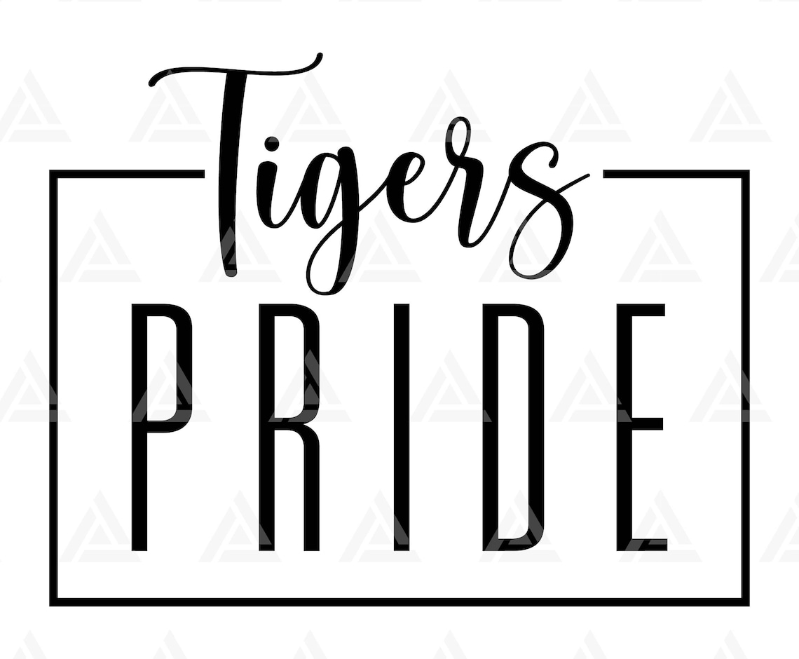 Tigers Pride Svg Tigers Football Svg Tigers Baseball Tigers - Etsy