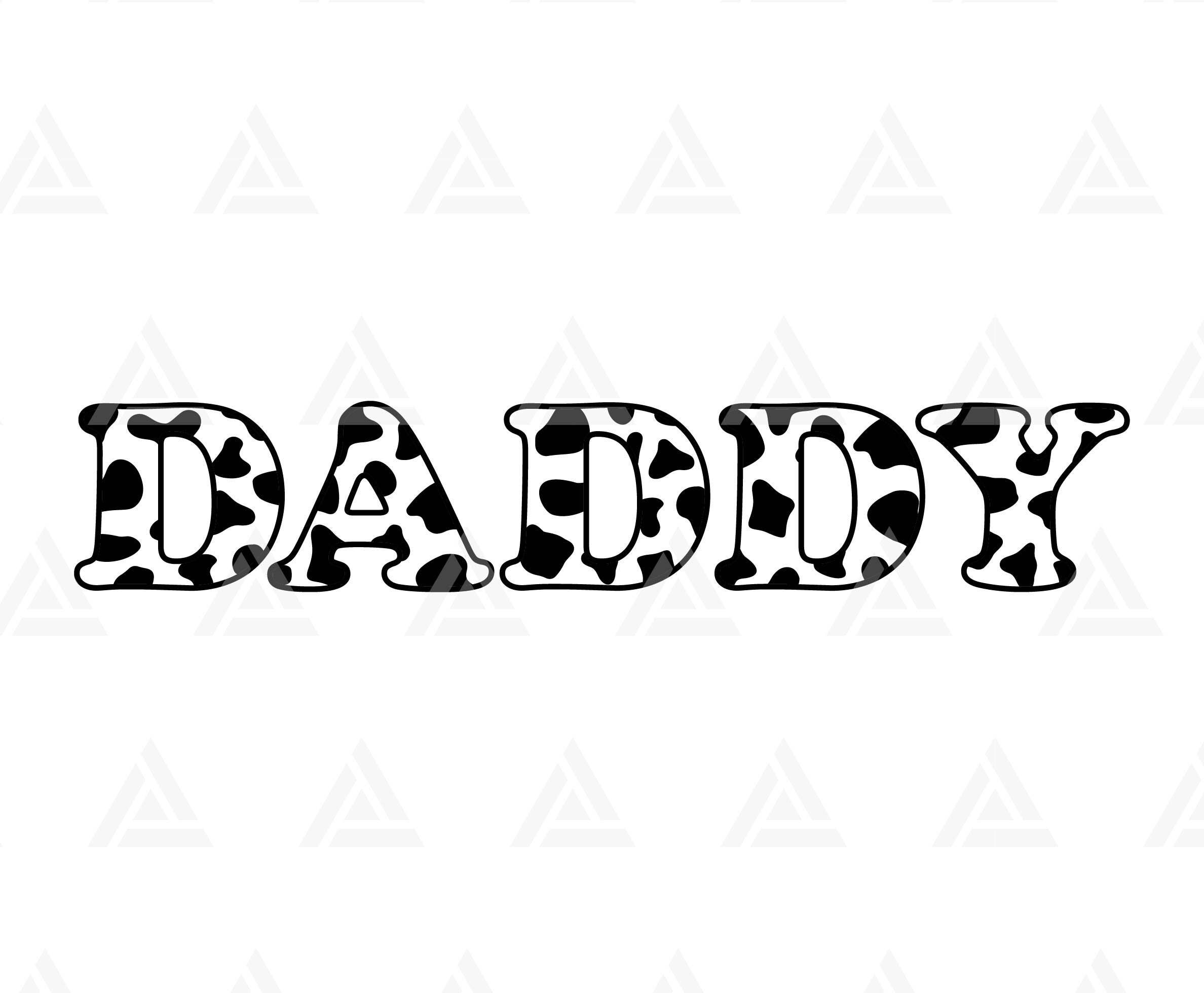 Cow Daddy Svg Cow Print Svg Dadlife Svg Father's Day - Etsy Hong Kong
