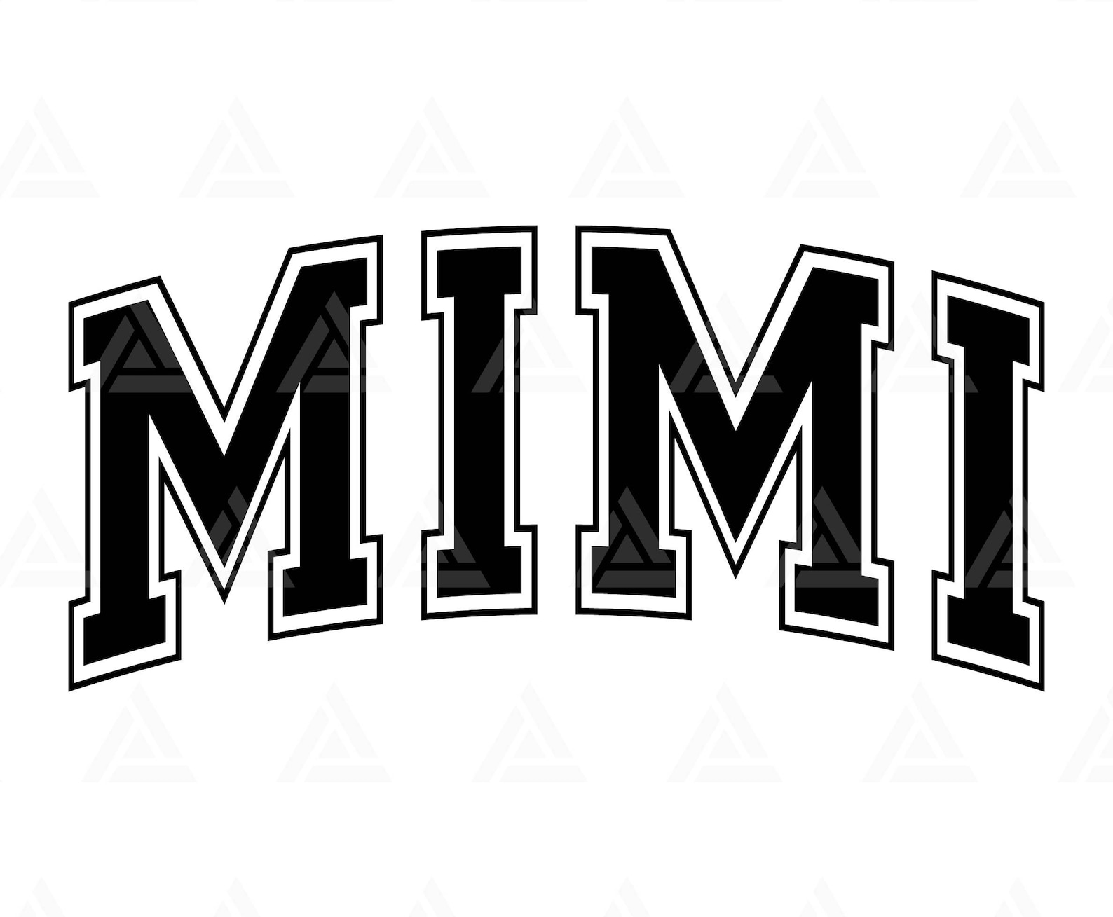 Mimi Svg, Mimi Varsity Svg, Grandmother, Granny, Grammy Shirt, Grandma ...