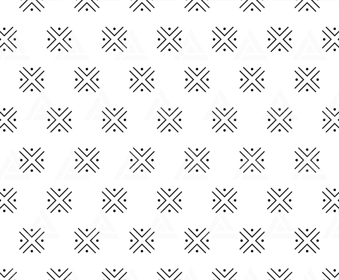 Mud Cloth Pattern Svg, Seamless Ethnic African Tribal Pattern, Boho ...