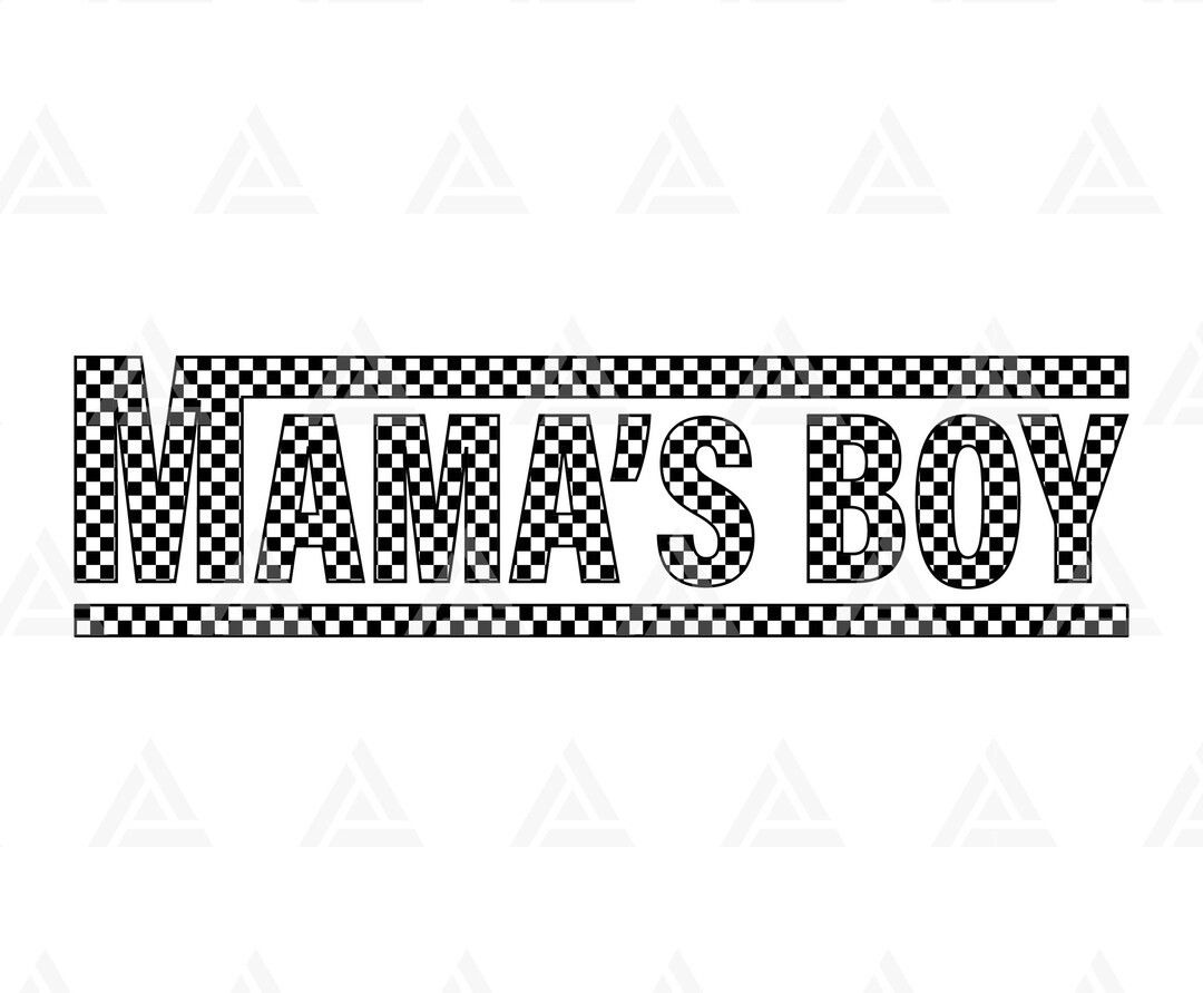 Checkered Mama's Boy Svg, Boy Mama Png, Racing Mama T-shirt Design ...