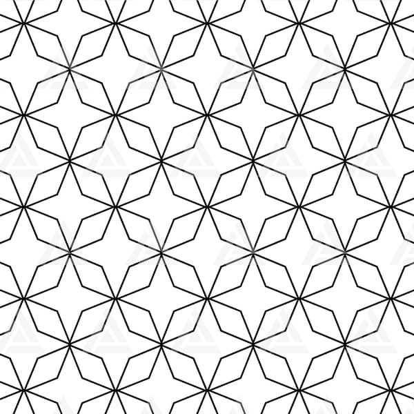 Asanoha Pattern Svg - Etsy