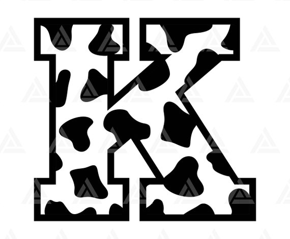 Monogram Letters To Print K