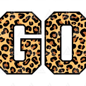 Go Svg, Go Leopard Print Svg, Cheerleader Svg, Cheer Mom T-shirt, Go ...
