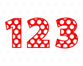 Red Polka Dot Number 2