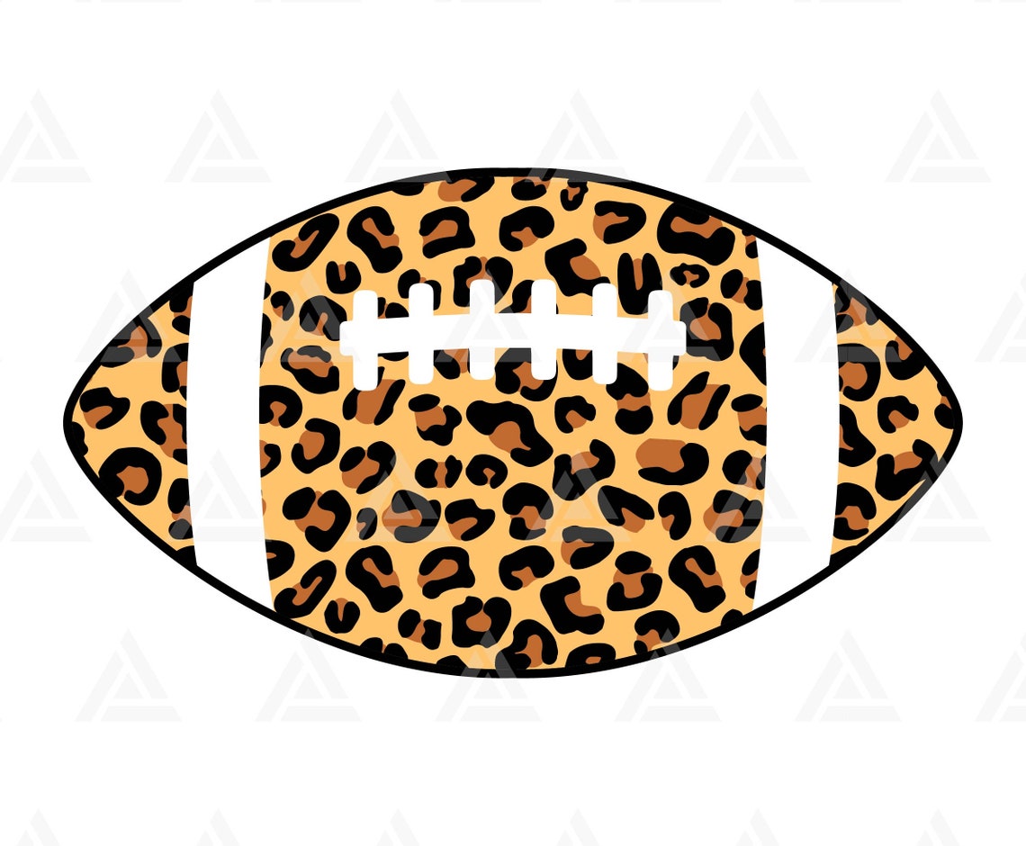 Football Leopard Svg Rugby Leopard Svg Cheetah Football Svg - Etsy
