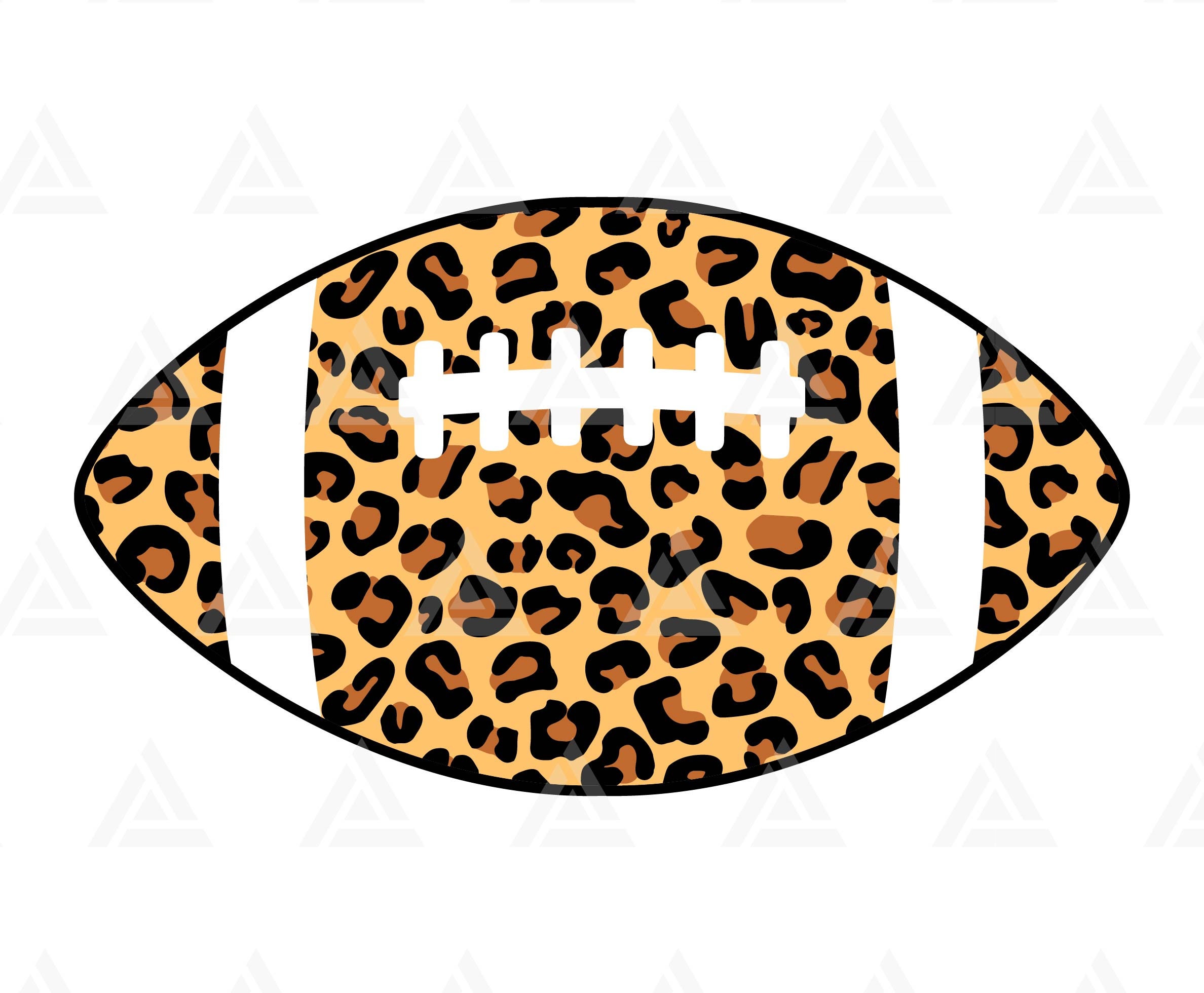 Football Leopard Svg Rugby Leopard Svg Cheetah Football Svg - Etsy Ireland