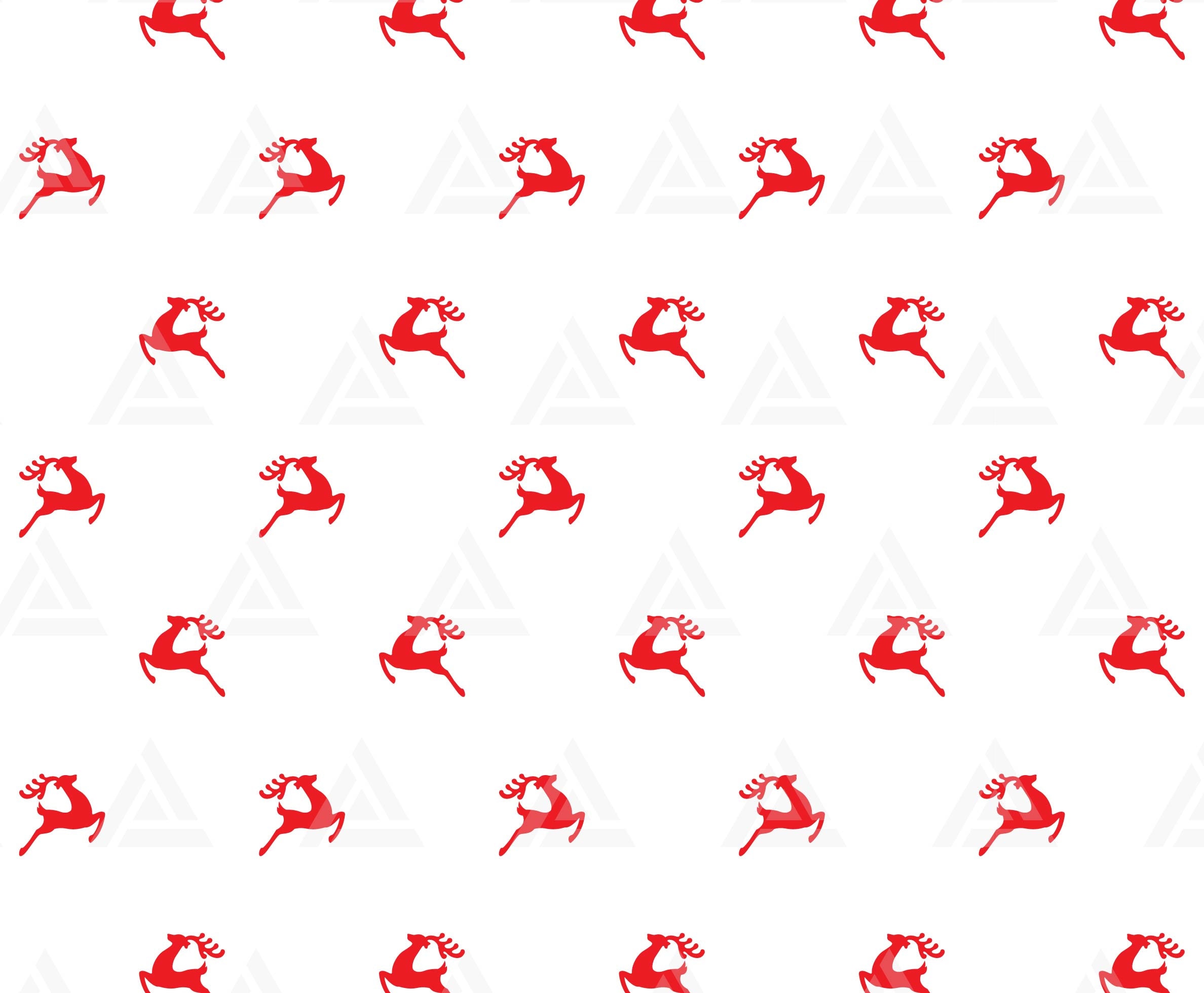 Flying Reindeer Template