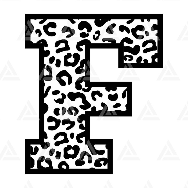 F Letter Print - Etsy