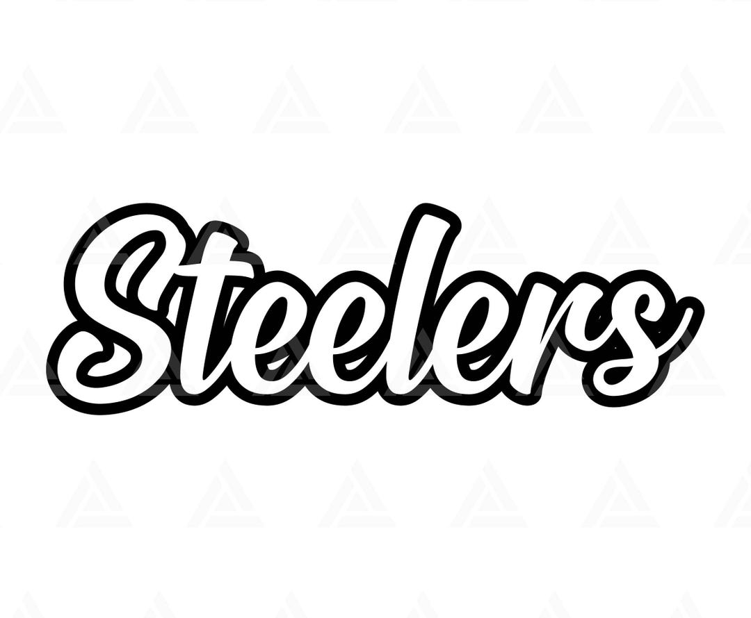 Steelers Script Svg, Go Steelers Football Svg, Run Steelers Svg, Cheer ...