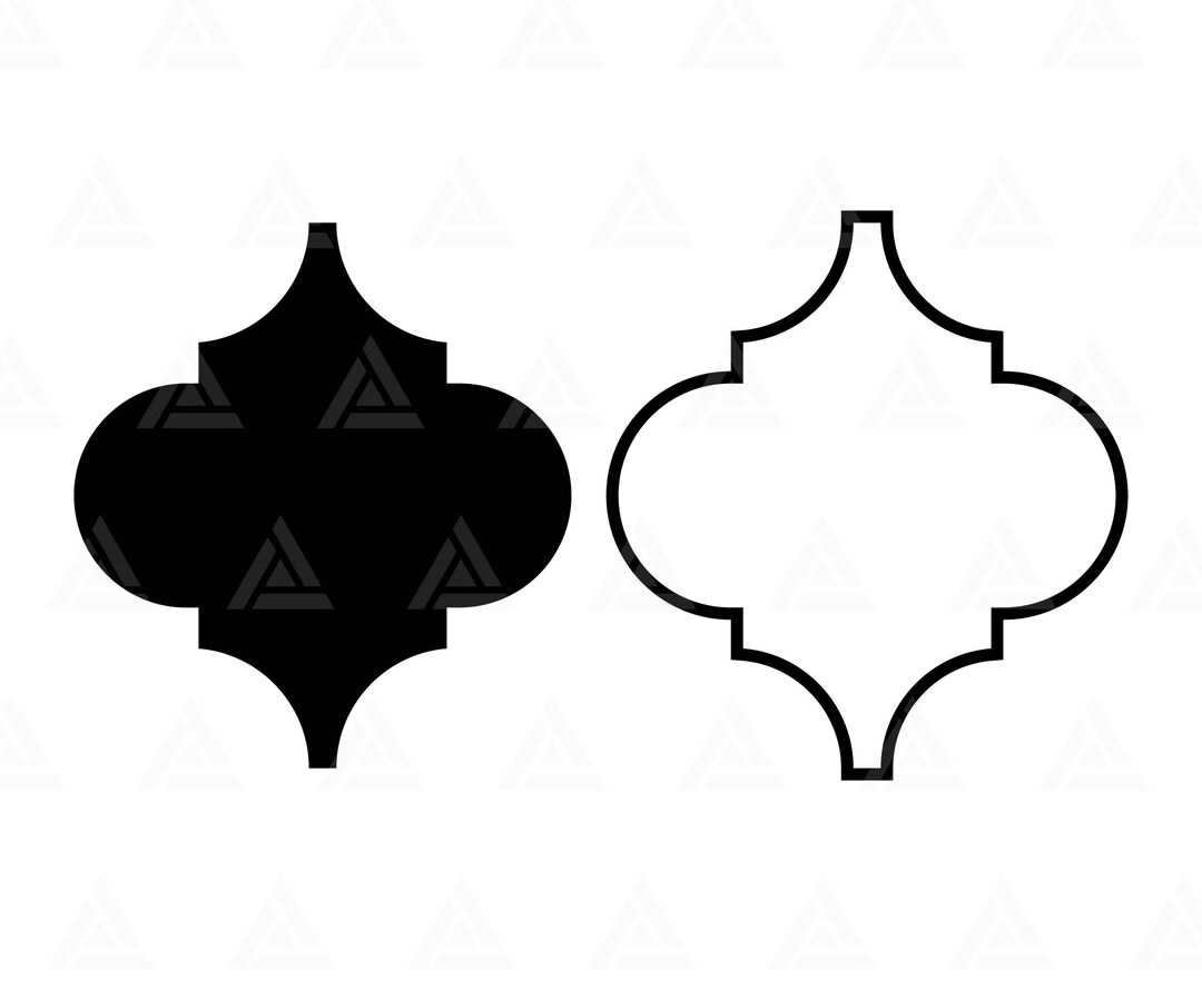 Arabesque Tile Svg, Arabesque Ornament Svg, Christmas Decor Svg, Home ...