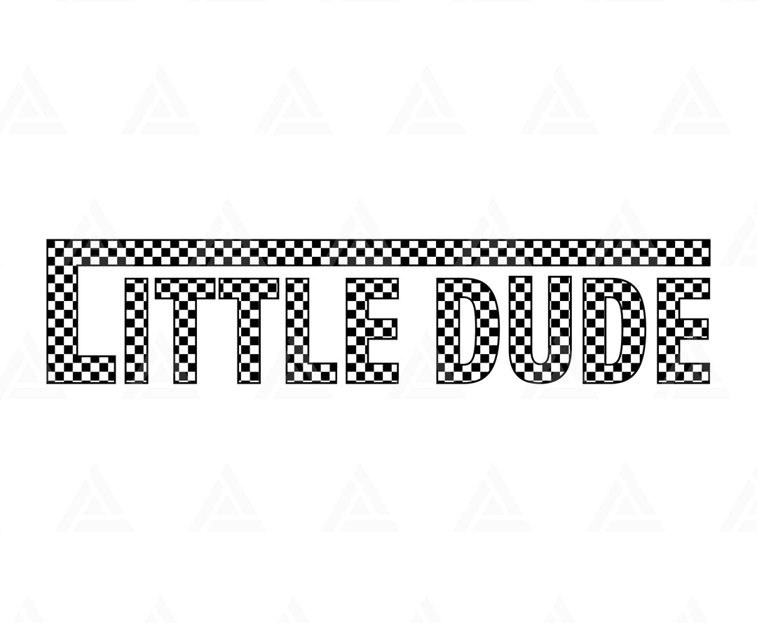 Checkered Little Dude Svg, Little Dude Png, Racing Dude T-shirt Design ...