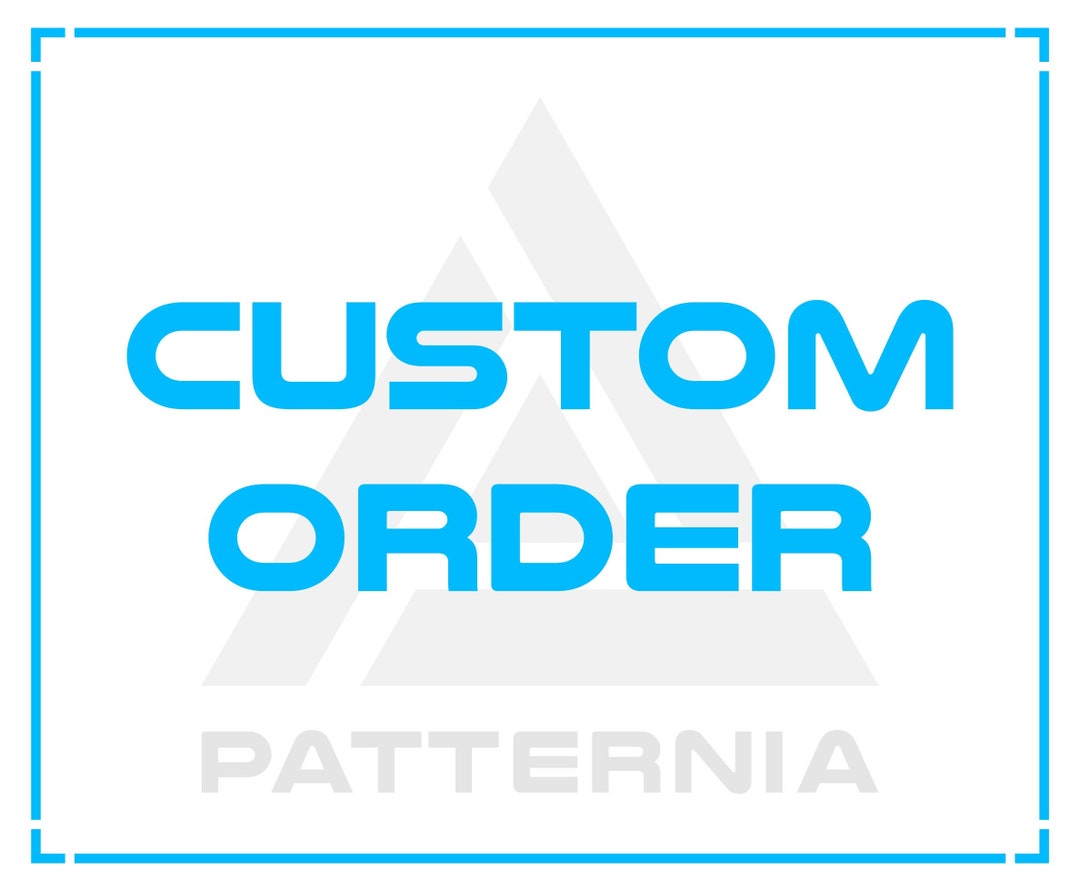 Custom Svg Order. Please Message Me the Details Before You Purchase. - Etsy
