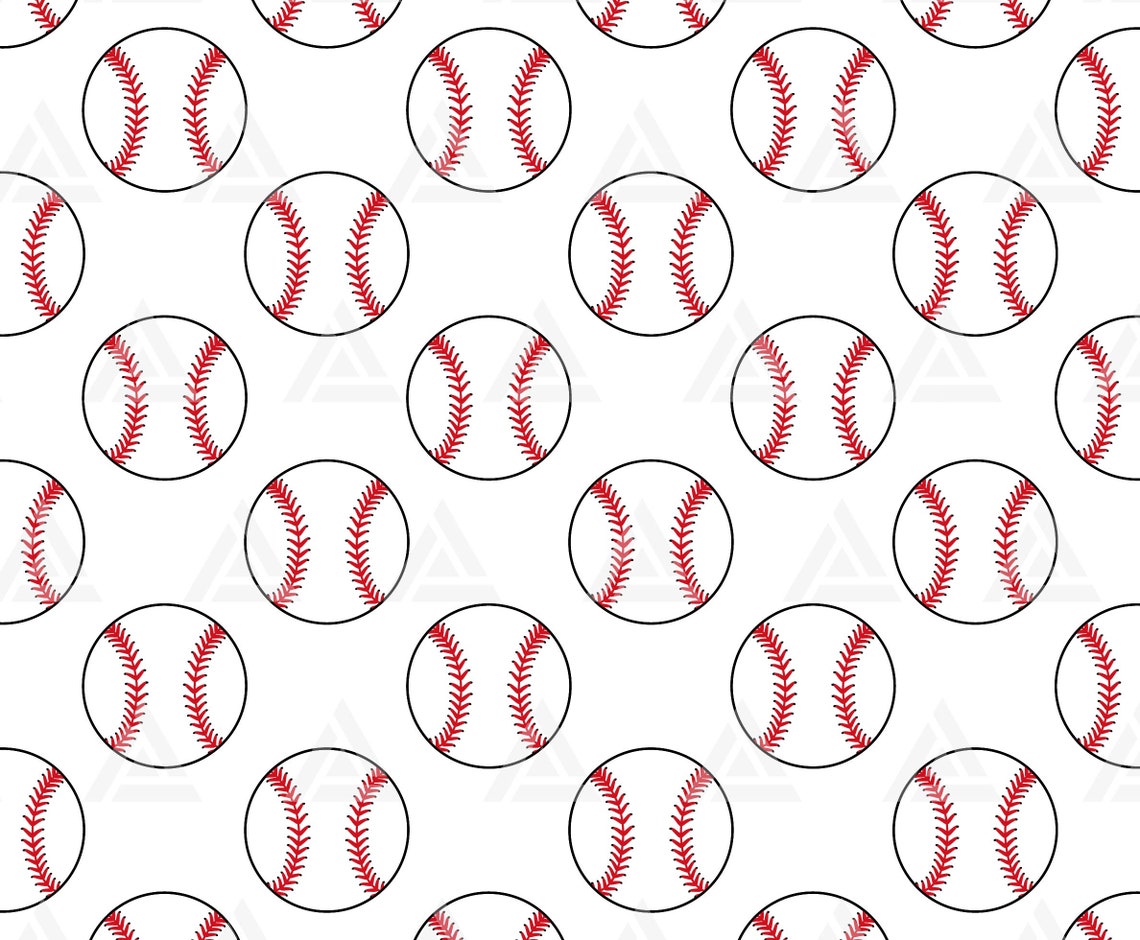 Baseball Pattern Svg Softball Pattern Svg Baseball Mom Svg - Etsy