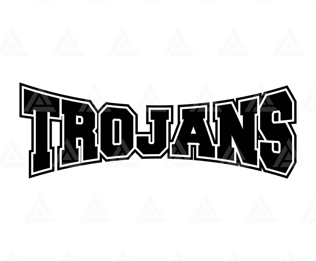 Trojans Svg, Go Trojans Team Svg, Run Trojans Svg, College Jersey Font ...