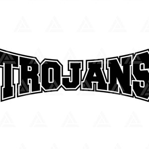 Trojans Svg, Go Trojans Team Svg, Run Trojans Svg, College Jersey Font ...
