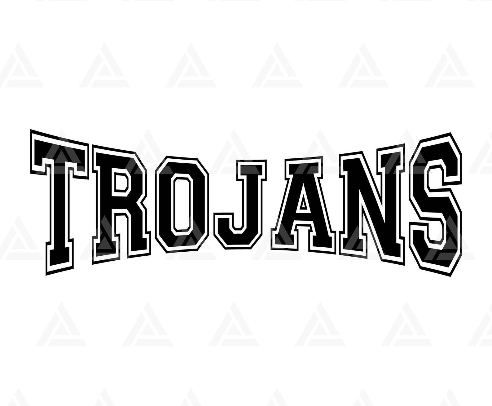 Trojans Svg, Go Trojans Team Svg, Run Trojans Svg, College Jersey Font ...