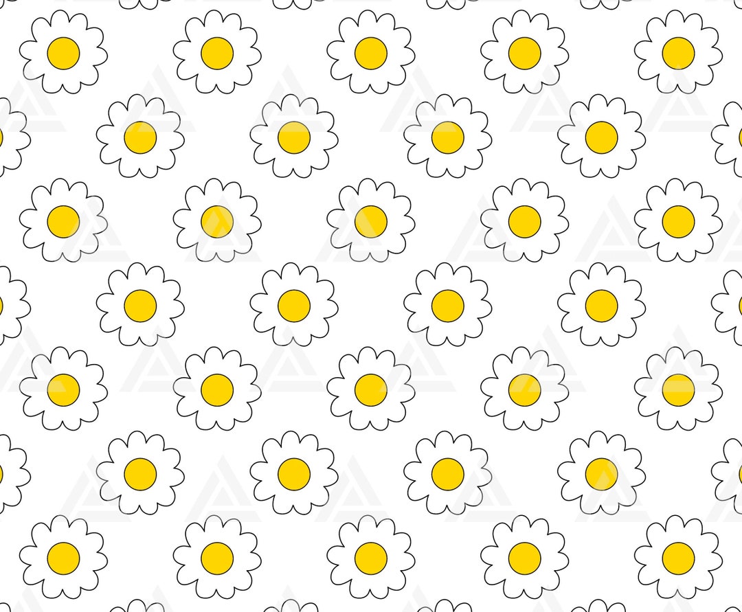 Daisy Svg, Floral Pattern Svg, Flower Tumbler Template Svg, Floral ...