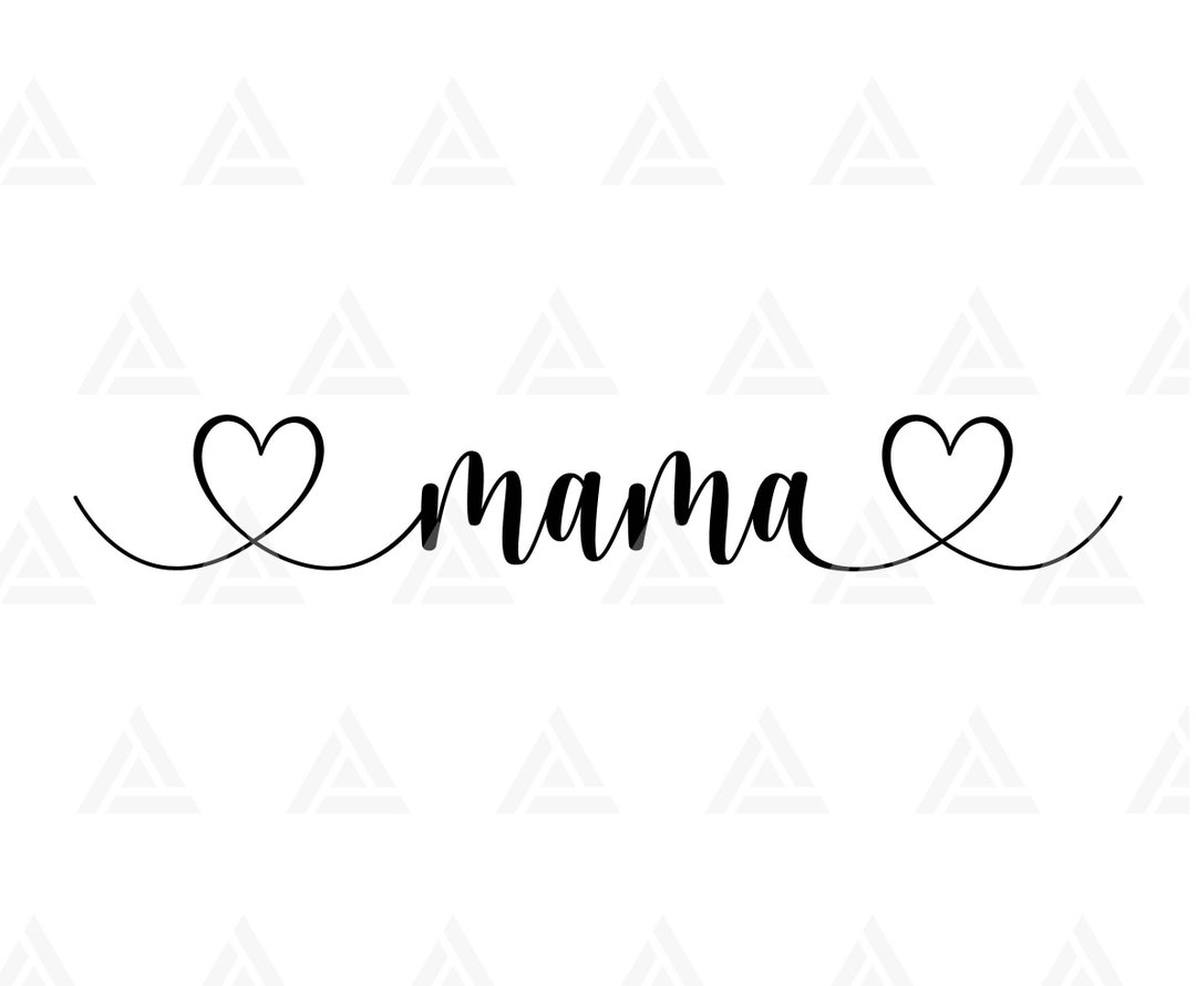 Mama Svg, Mama Heart Svg, Mama T-shirt Design, Mother's Day Svg, Mom to ...