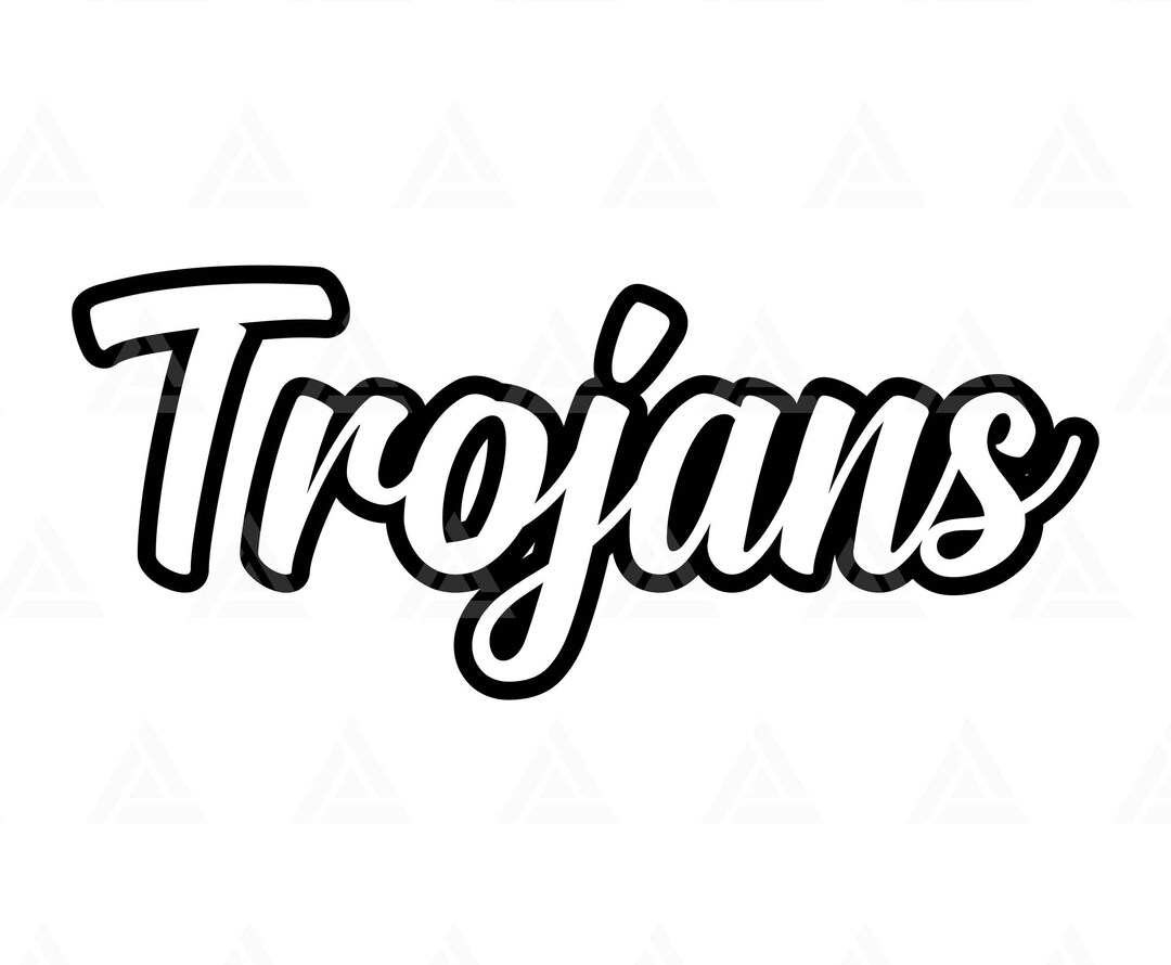 Trojans Script Svg, Go Trojans Football Svg, Run Trojans Svg, Cheer Mom ...