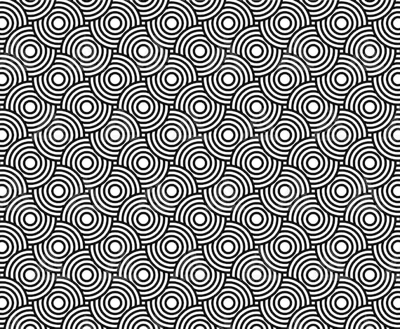 Japanese Circle Pattern Svg Seamless Seigaiha Pattern | Etsy