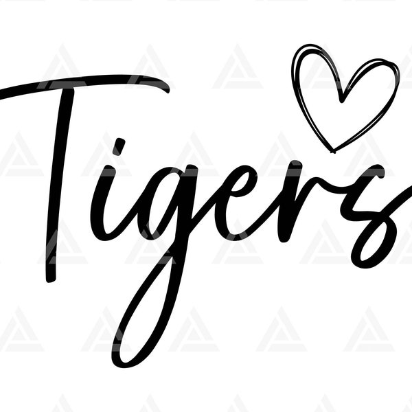 Tigers School Shirt - Etsy
