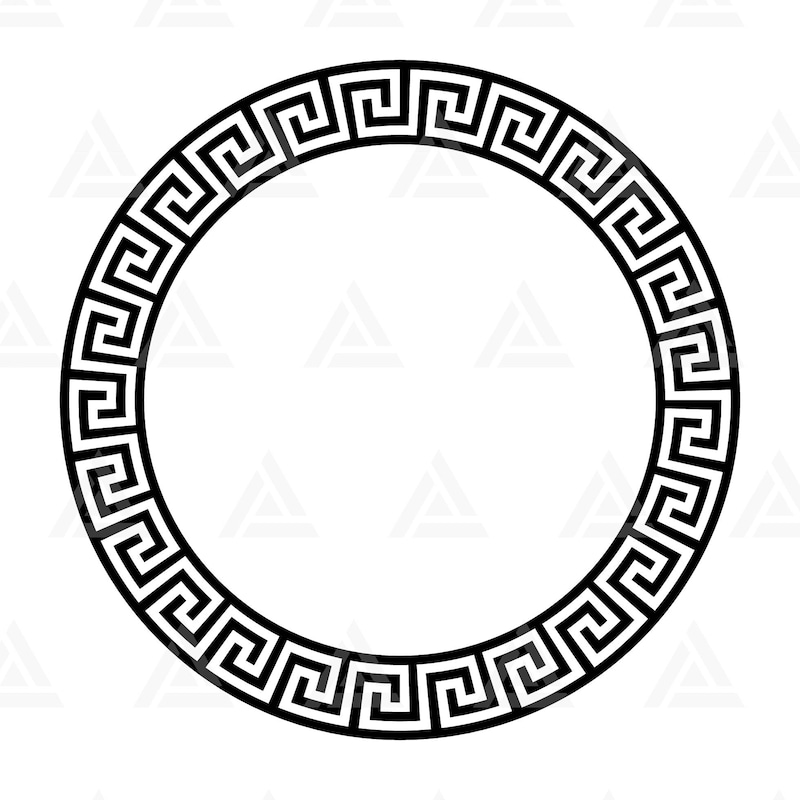 Greek Circular Design - Etsy
