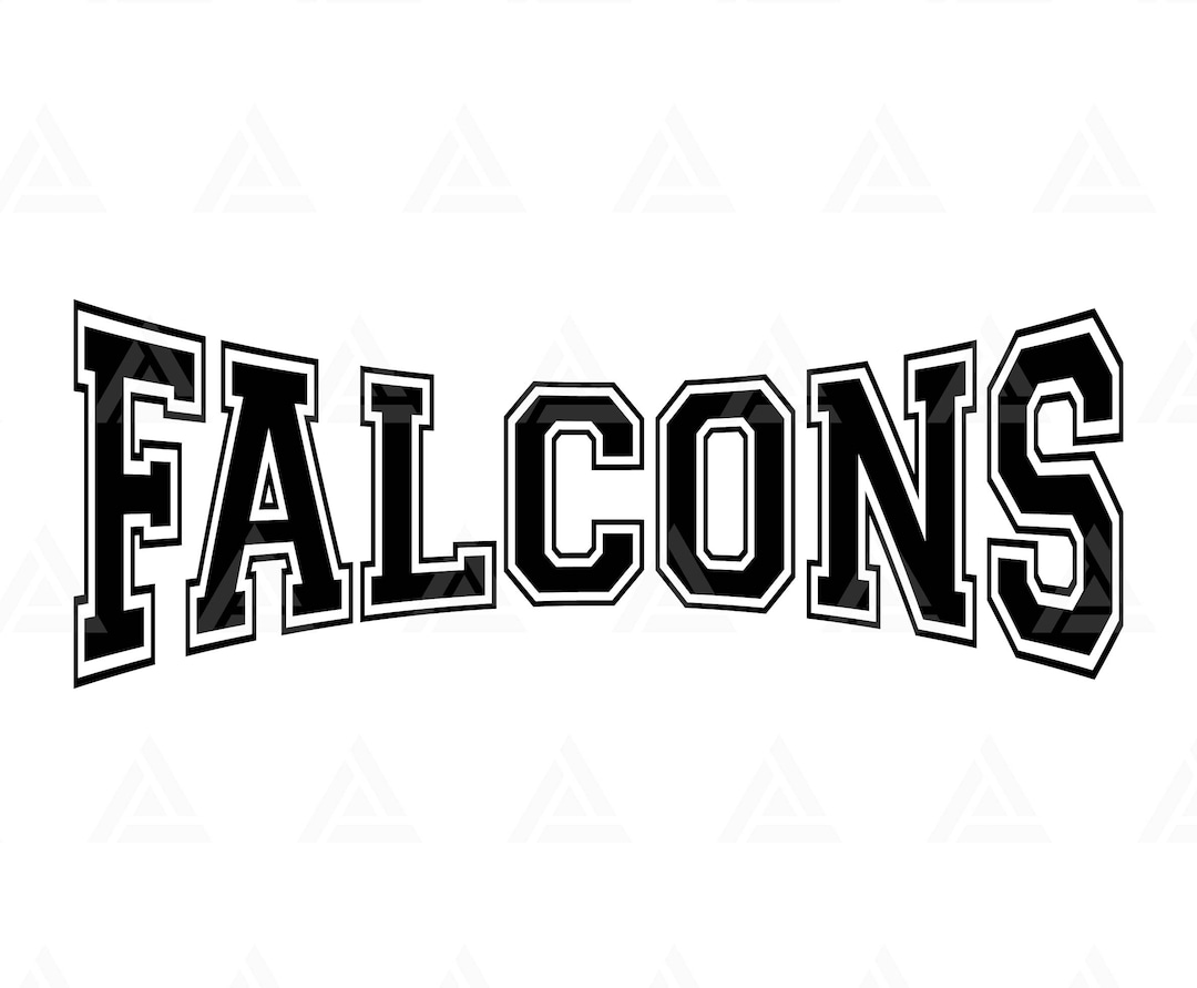 Falcons Svg, Go Falcons Team Svg, Run Falcons Svg, College Jersey Font ...