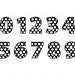 Polka Dot Numbers Svg, Kids Polka Dot Font, Polka Birthday Numbers Svg ...