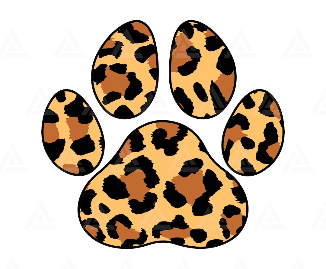 Leopard Paw Svg, Cheetah Paw Svg, Leopard Print Svg, Dog Paw Svg, Cat ...