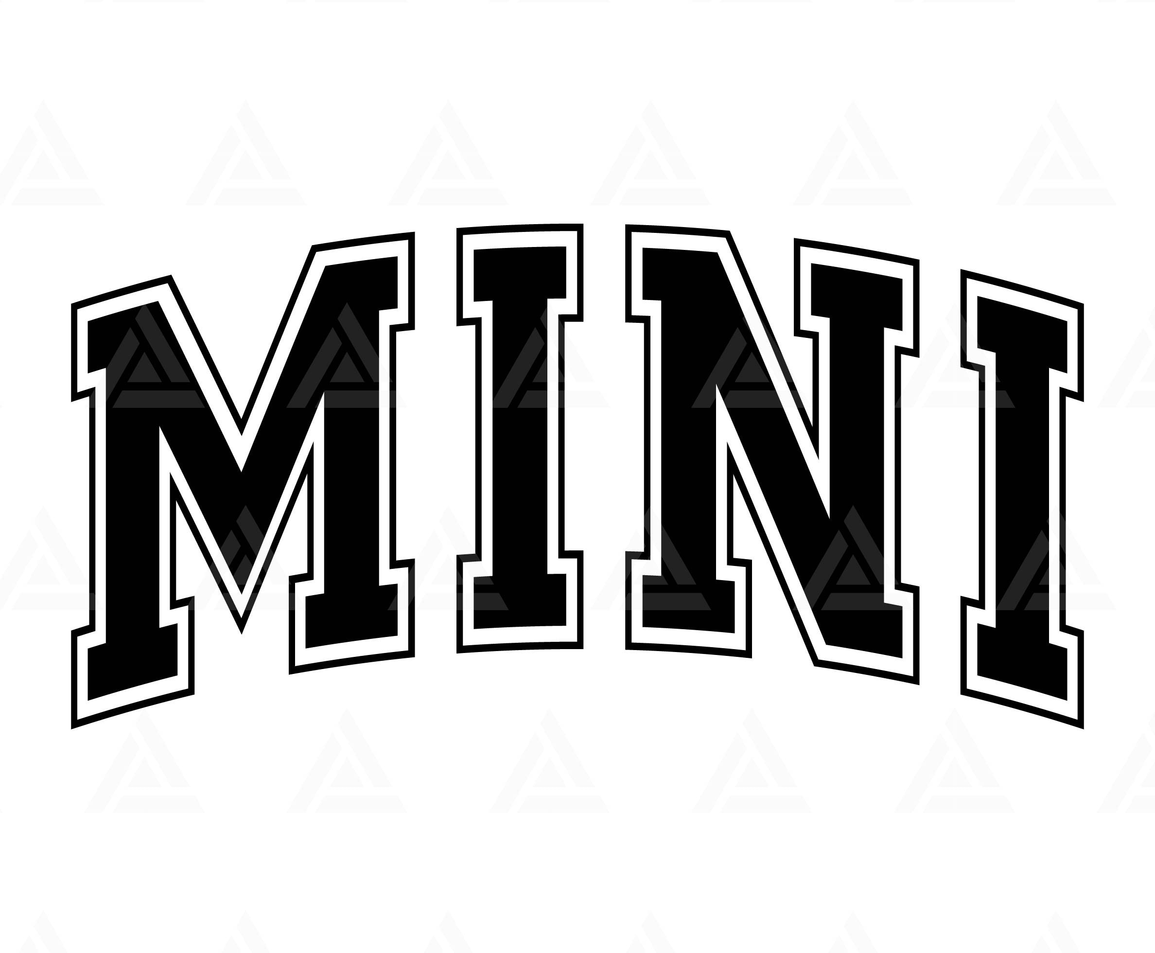 Mini Svg, Mini Varsity Svg, Mom Life, Mama and Mini, Mini Shirt, Jersey ...