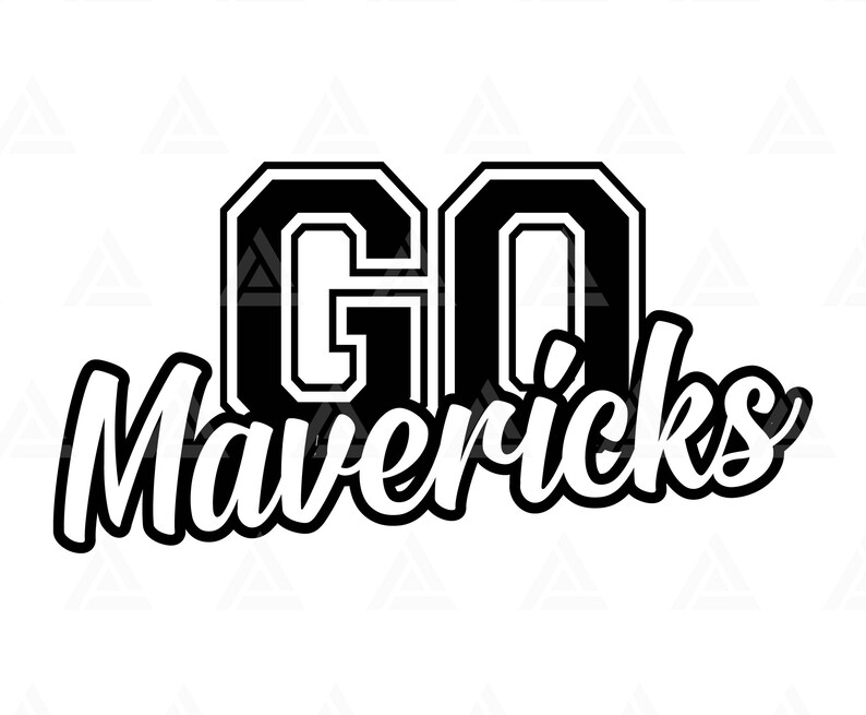 Go Mavericks Svg Go Mavericks Football Svg Run Mavericks - Etsy