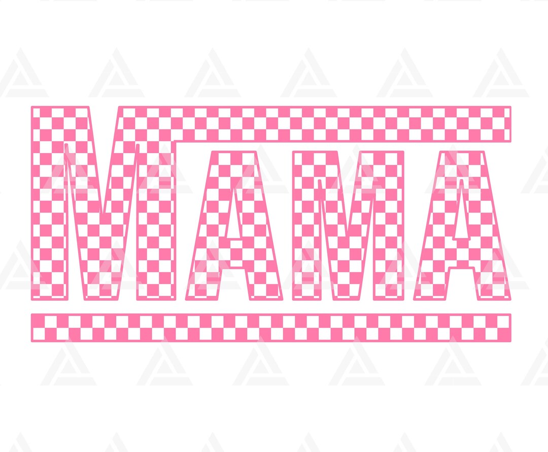 Checkered Mama Svg, Mama Png, Racing Mama T-shirt Design, Race Mama ...