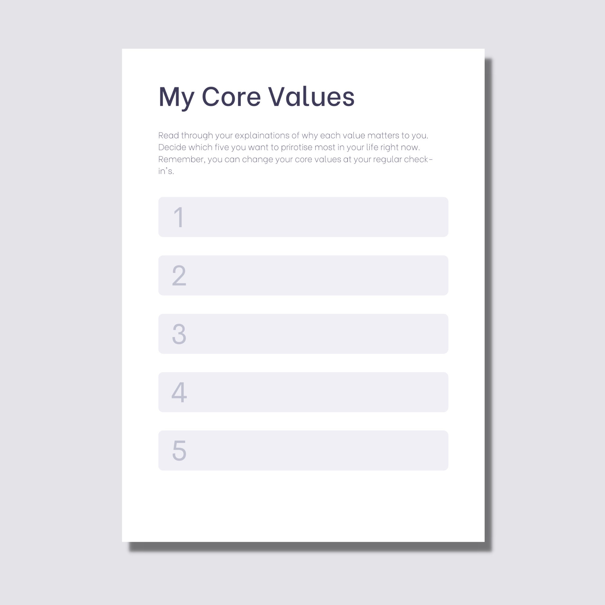 Core Values Workbook at Harold Spence blog Core Values Workbook at Harold Spence blog