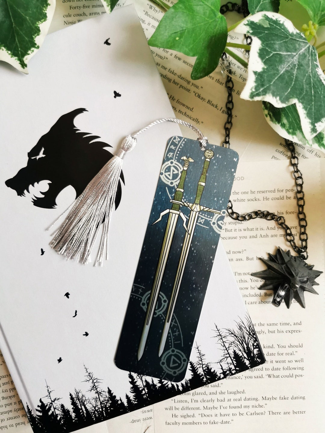 Witcher Swords Metal Bookmark | Aluminium Bookmark | Geralt | Wild Hunt ...