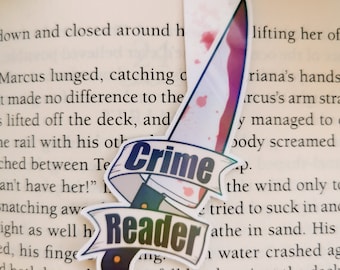 Murder Bookmark - Etsy